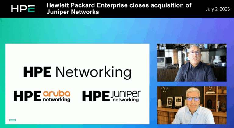 HPE Closes Juniper Acquisition - 650 Group